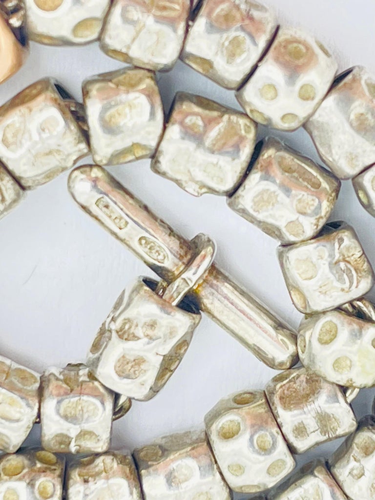 Dodo by Pomellato Granelli Bracelet in 925 Silver For Sale at 1stDibs