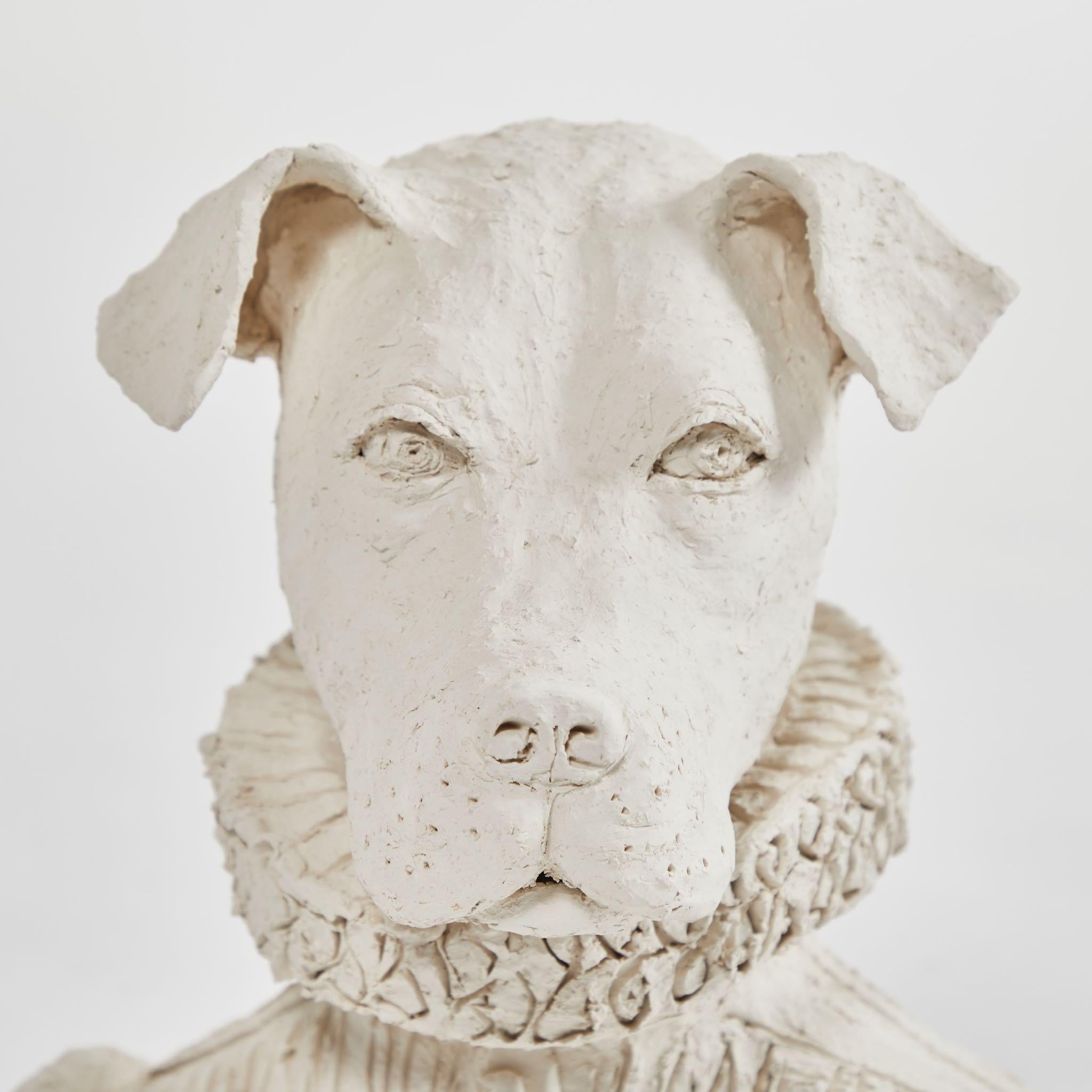 Dog Sculpture in Plaster at 1stDibs | plaster dog, dog plaster, plaster ...