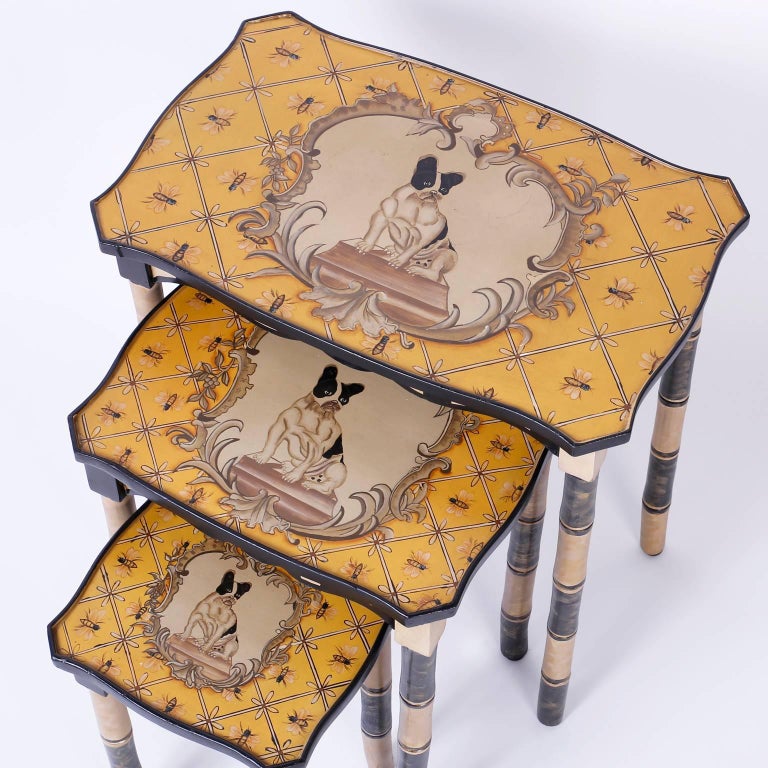 Dog Themed Nesting Tables For Sale at 1stDibs