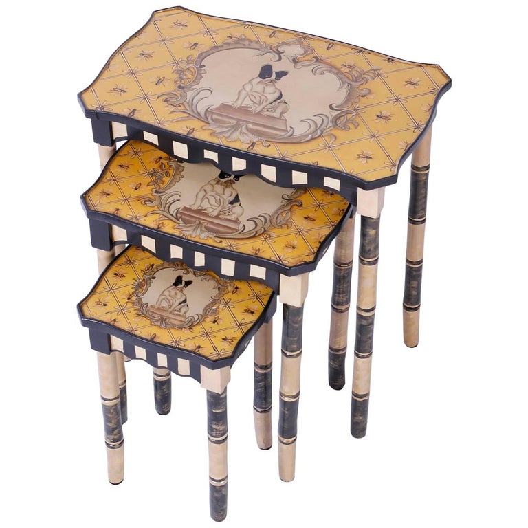 Dog Themed Nesting Tables For Sale at 1stDibs