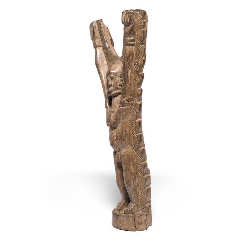Dogon Toguna Post Sculpture For Sale at 1stDibs