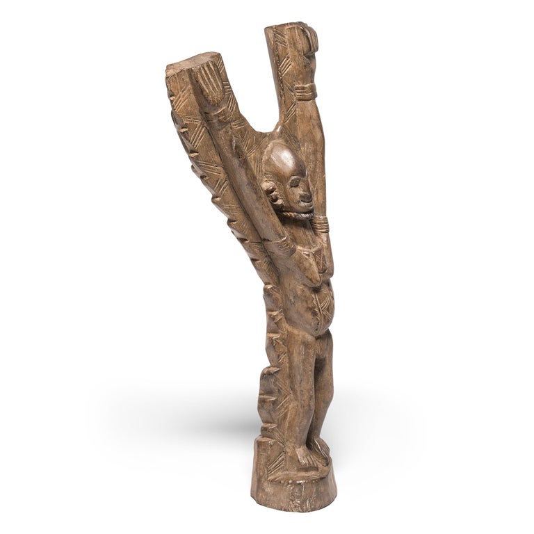 Dogon Toguna Post Sculpture For Sale at 1stDibs