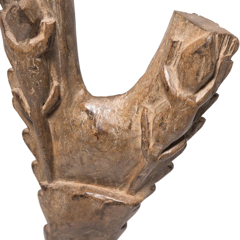 Dogon Toguna Post Sculpture For Sale at 1stDibs