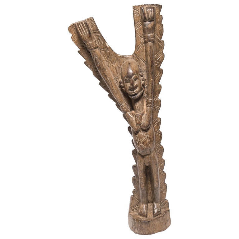 Dogon Toguna Post Sculpture For Sale at 1stDibs