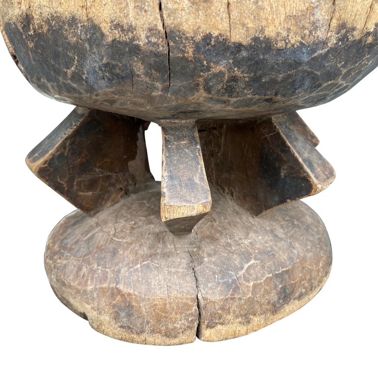 Dogon Wooden Stool at 1stDibs