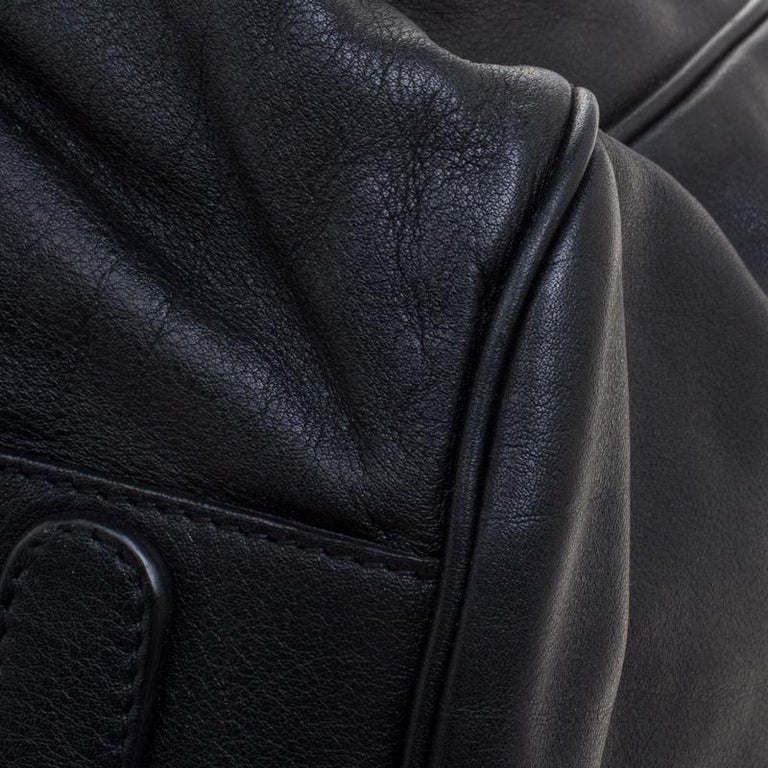 Dolce and Gabbana Black Leather Miss Curly Bag at 1stDibs