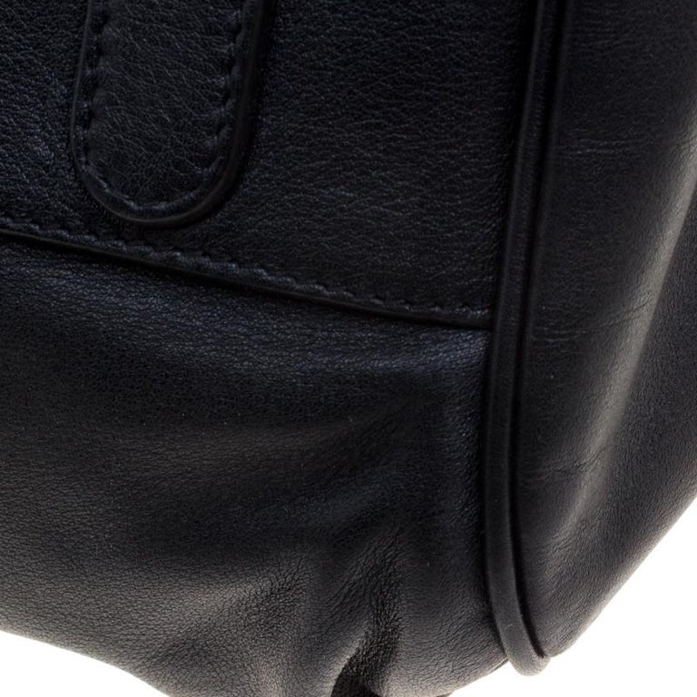 Dolce and Gabbana Black Leather Miss Curly Bag at 1stDibs