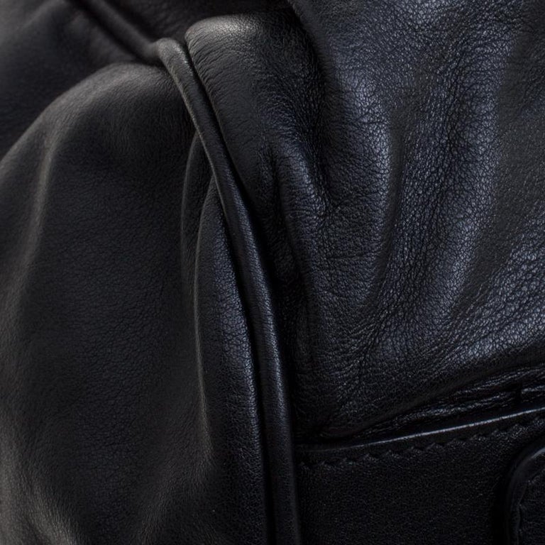 Dolce and Gabbana Black Leather Miss Curly Bag at 1stDibs