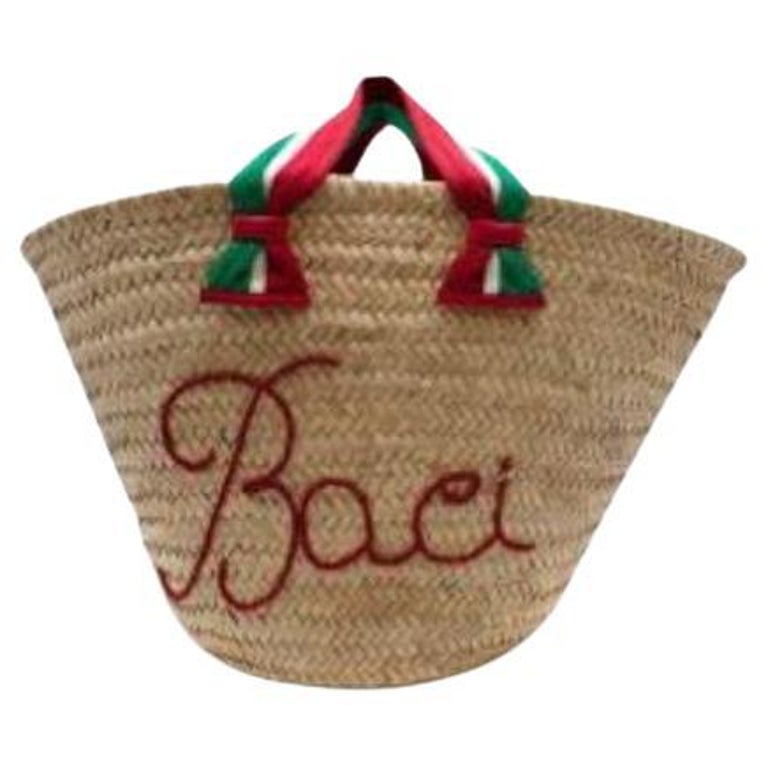 Dolce and Gabbana Baci Kendra Basket Tote For Sale at 1stDibs
