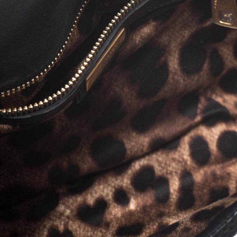 Dolce and Gabbana Black Floral Cross Stitch Fabric Miss Charles ...