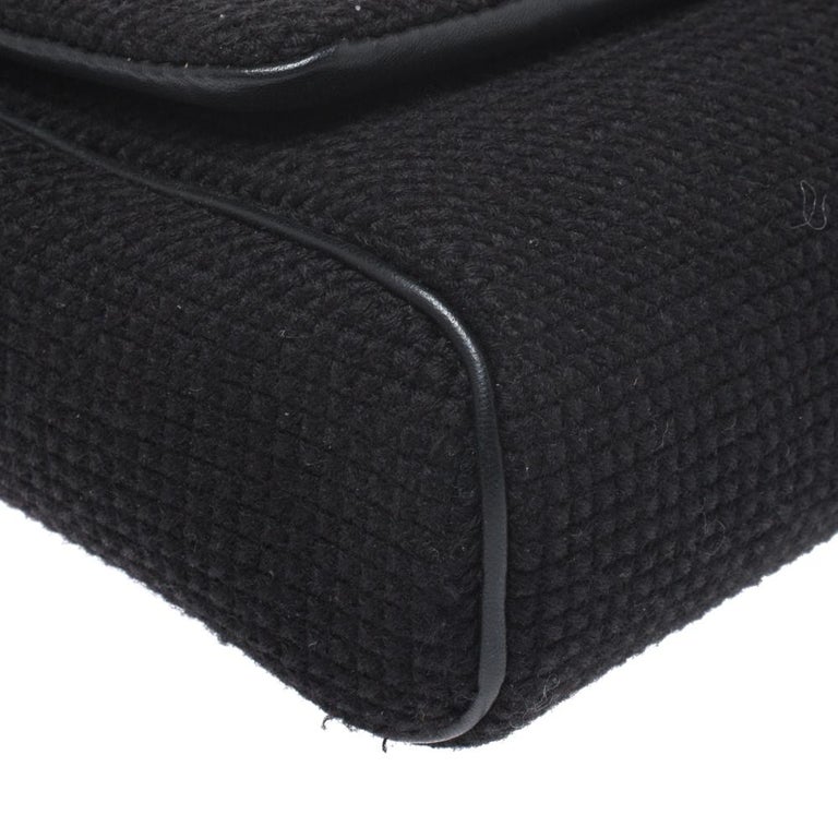 Dolce and Gabbana Black Floral Cross Stitch Fabric Miss Charles ...