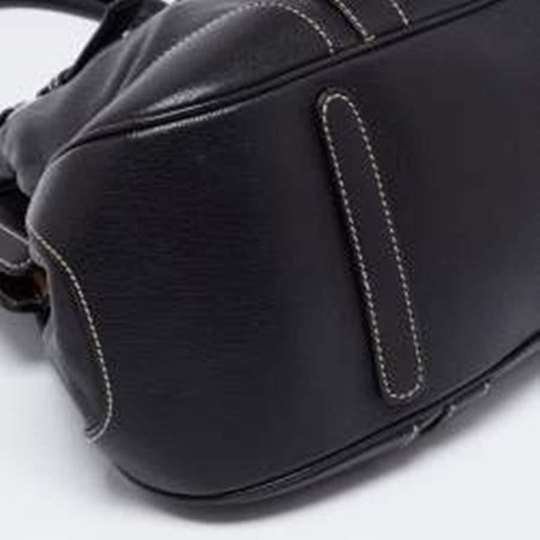 Dolce and Gabbana Black Leather Miss Romantique Satchel For Sale at 1stDibs