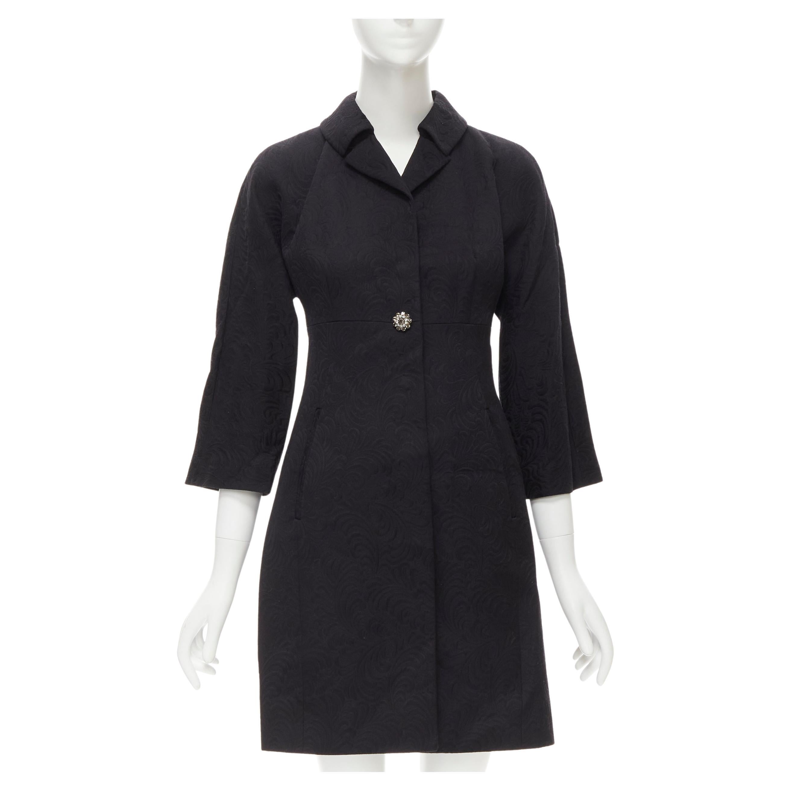 Dolce and Gabbana Sable-Trimmed Boucle Coat at 1stDibs