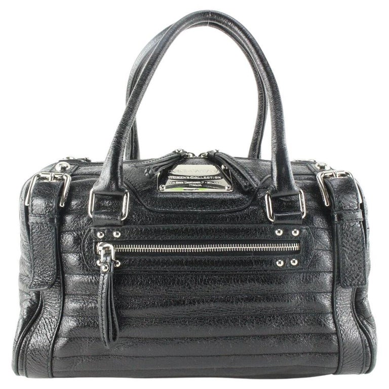 Dolce and Gabbana Black Quilted Leather Miss Easy Boston Bag 1DG0418C ...