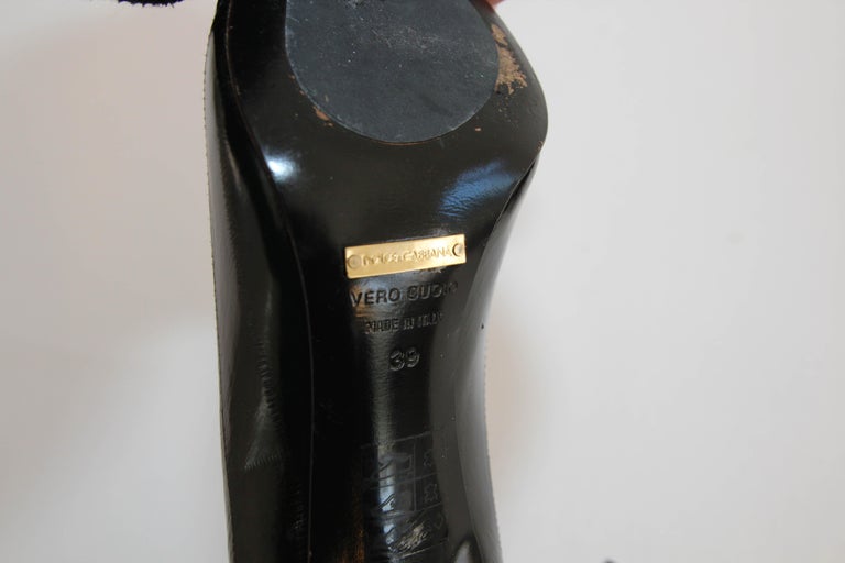 Dolce and Gabbana Brown Eel Pumps Size: 39 EU For Sale at 1stDibs