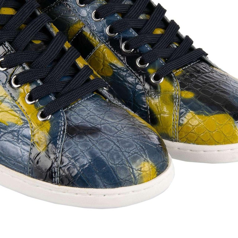 Dolce and Gabbana - Caiman Sneakers GUATEMALA Blue EUR 42 For Sale at ...
