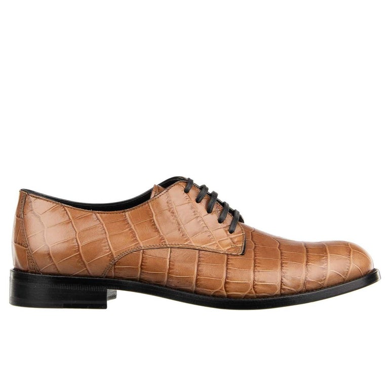 Dolce and Gabbana - Classic Business Croco Print Leather Shoes BOY ...