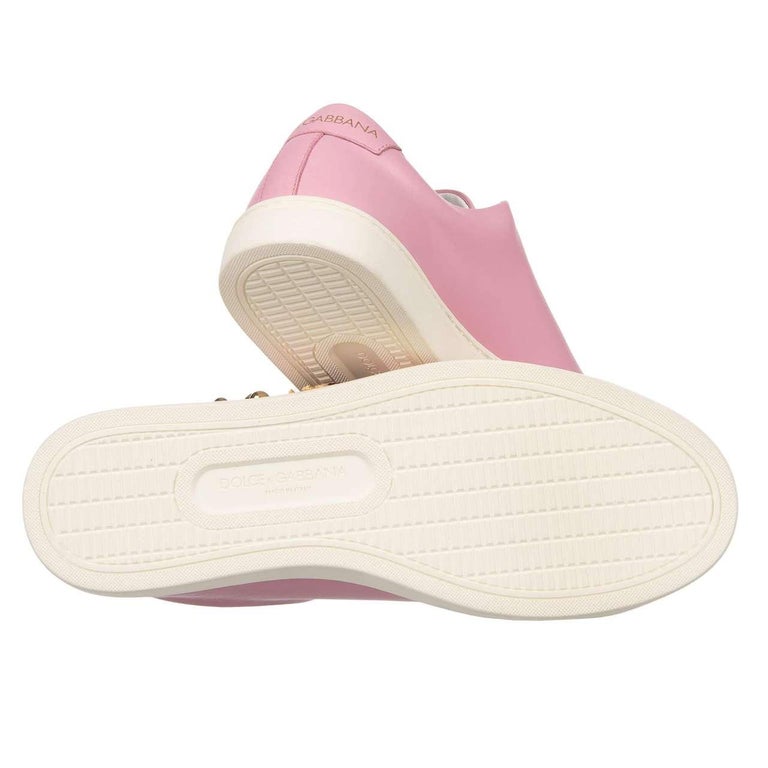 Dolce and Gabbana - DG Velvet Heart Rose Patch Studs Sneaker LONDON ...