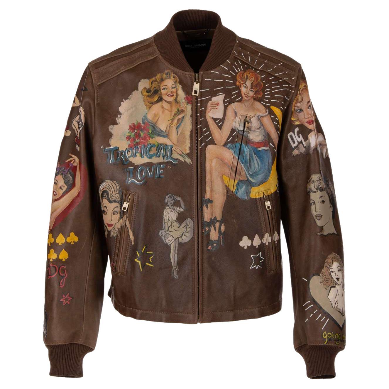 Dolce and Gabbana Heraldry Printed Track Jacket DG King Star Black Gold ...