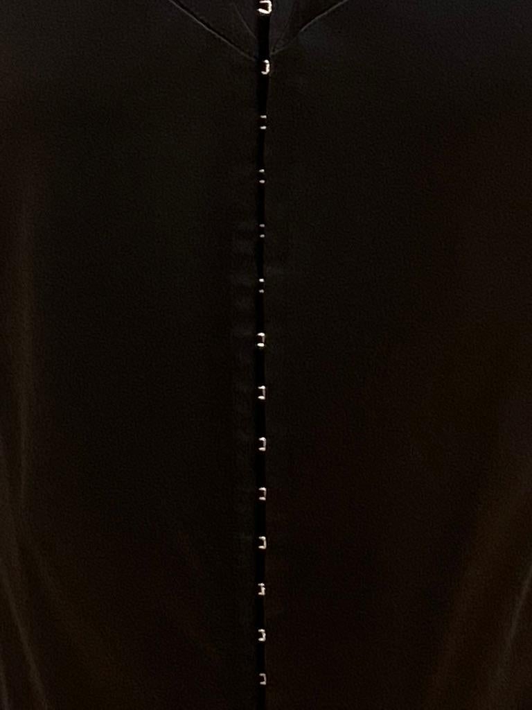 Dolce and Gabbana Iconic Signature Black Satin Form-Fitting "Hook and ...