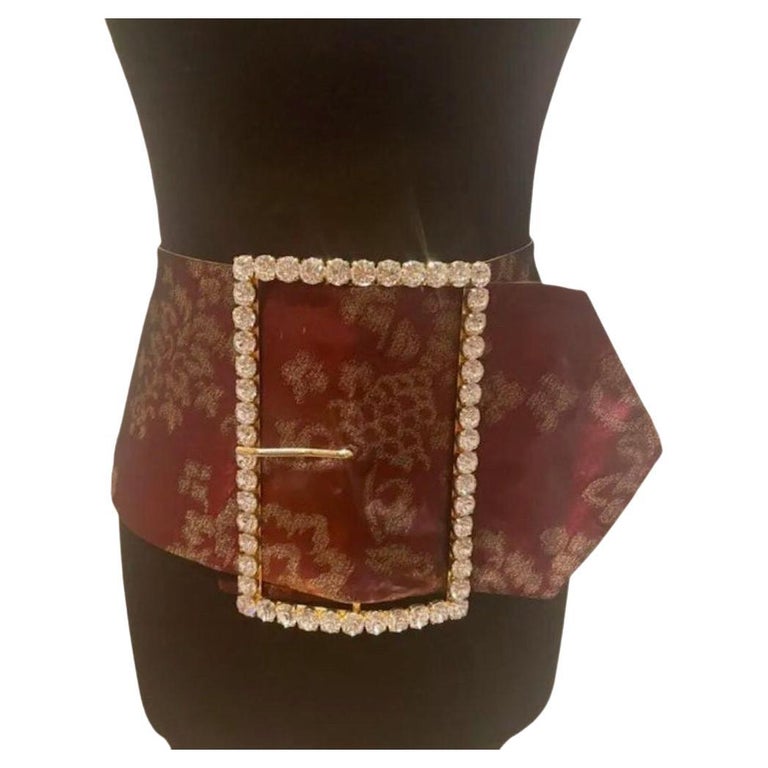 Dolce And Gabbana Iconic Vintage Crystal Embellished Mini Skirt For