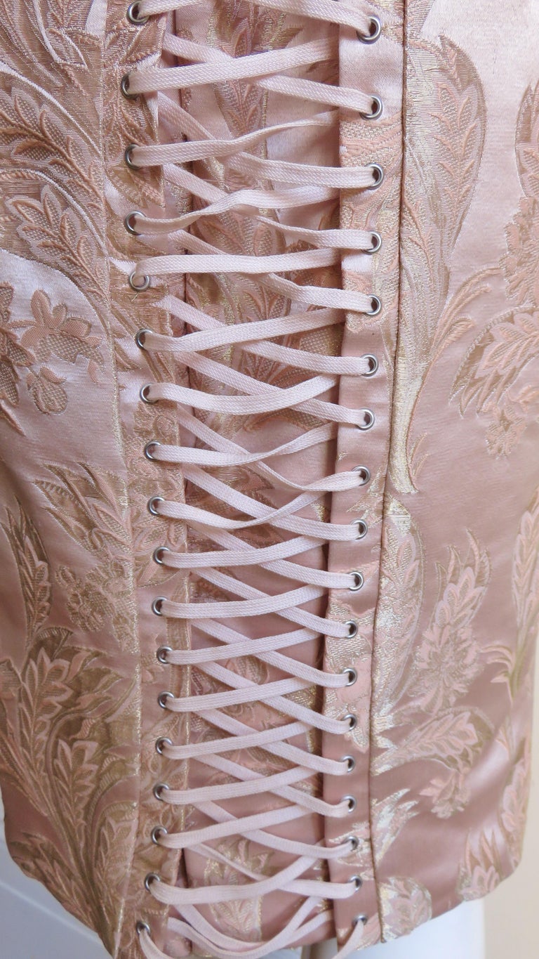 Dolce and Gabbana Back Lace up Corset Dress at 1stDibs | how to lace up ...