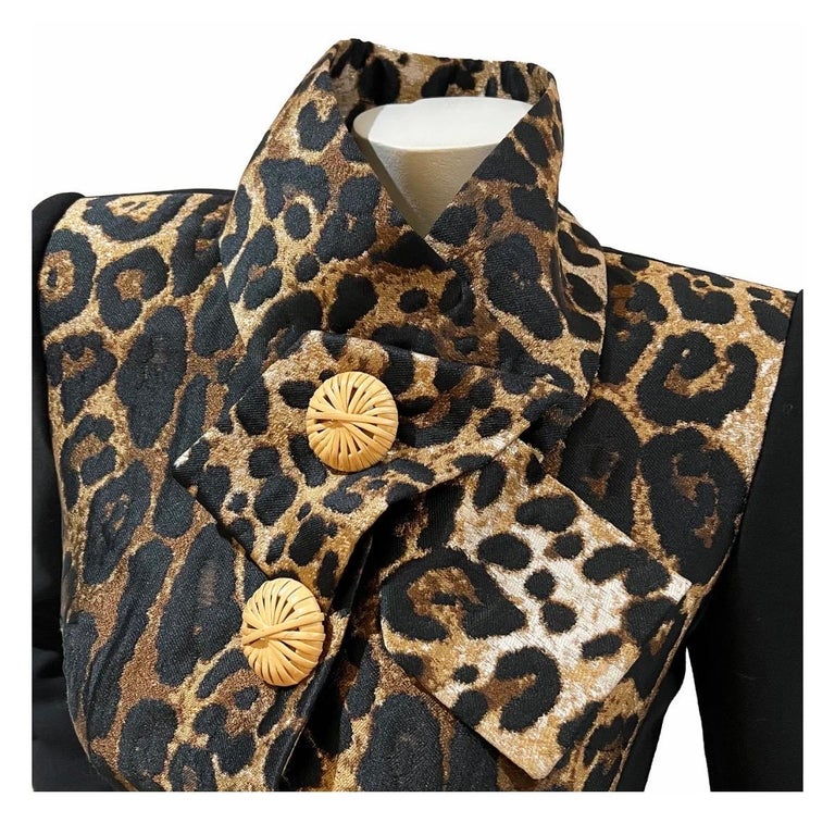 Dolce and Gabbana Leopard Jacket Spring2020 For Sale at 1stDibs