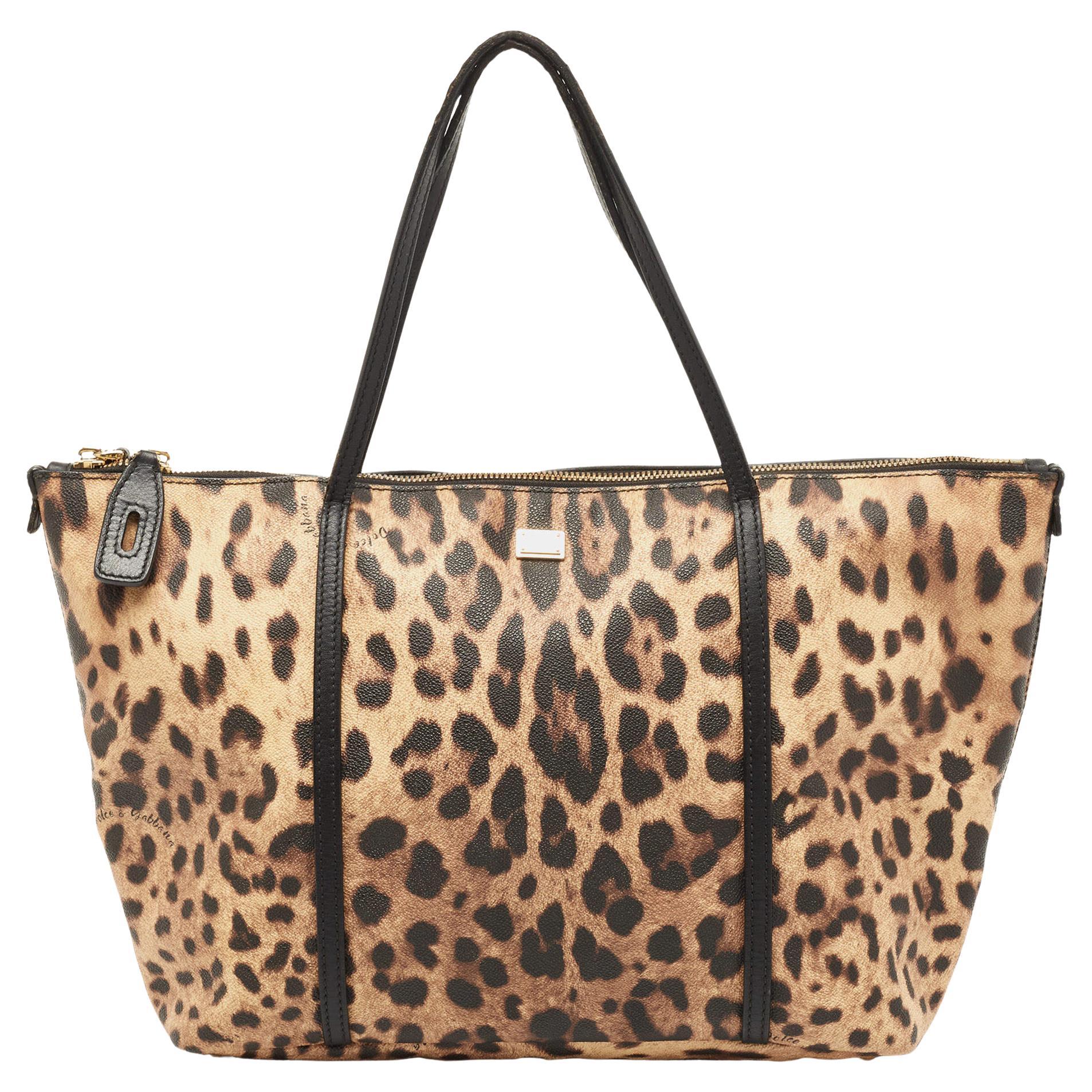 Leopard Tote Bag - 17 For Sale on 1stDibs