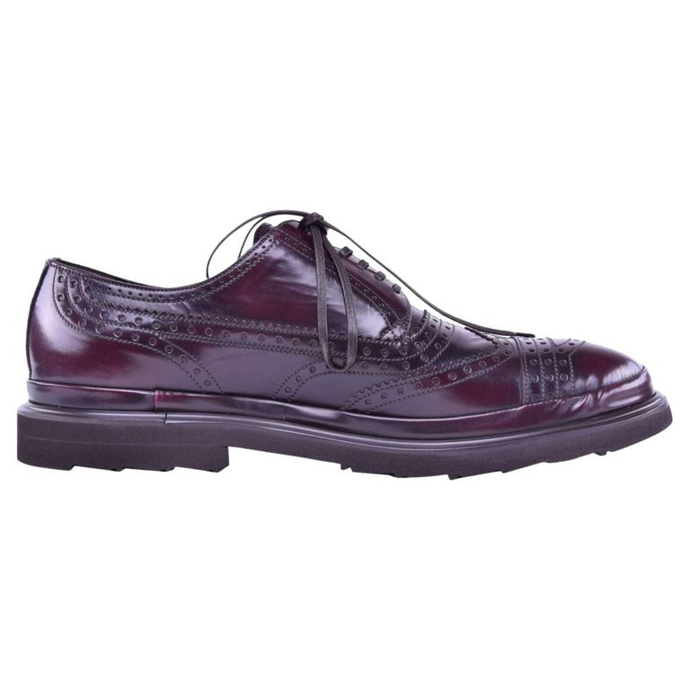 Dolce and Gabbana - Light Budapester Shoes Bordeaux EUR 40 For Sale at ...