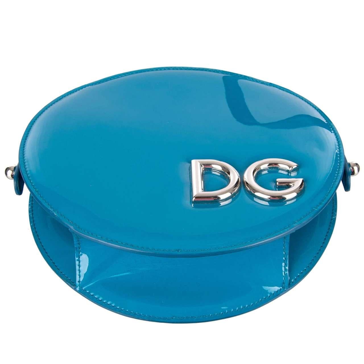 Dolce and Gabbana - Monogram Clutch Bag DG GIRLS Blue For Sale at 1stDibs