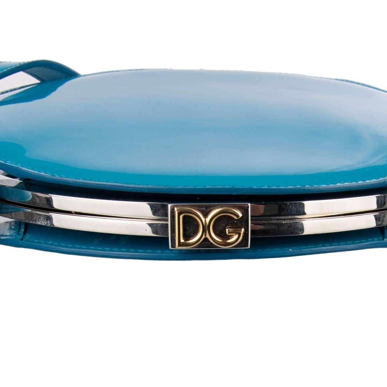 Dolce and Gabbana - Monogram Clutch Bag DG GIRLS Blue For Sale at 1stDibs