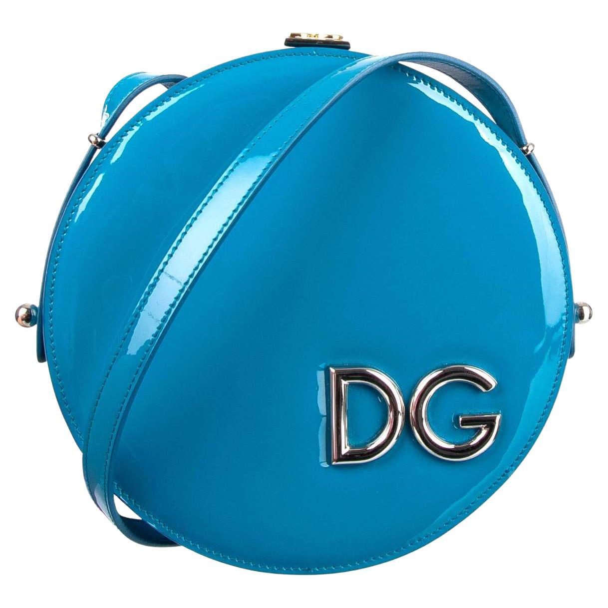 Dolce and Gabbana - Monogram Clutch Bag DG GIRLS Blue For Sale at 1stDibs