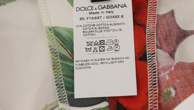 Dolce and Gabbana Multicolor Cotton Patchwork Floral Casual Shorts Mini ...