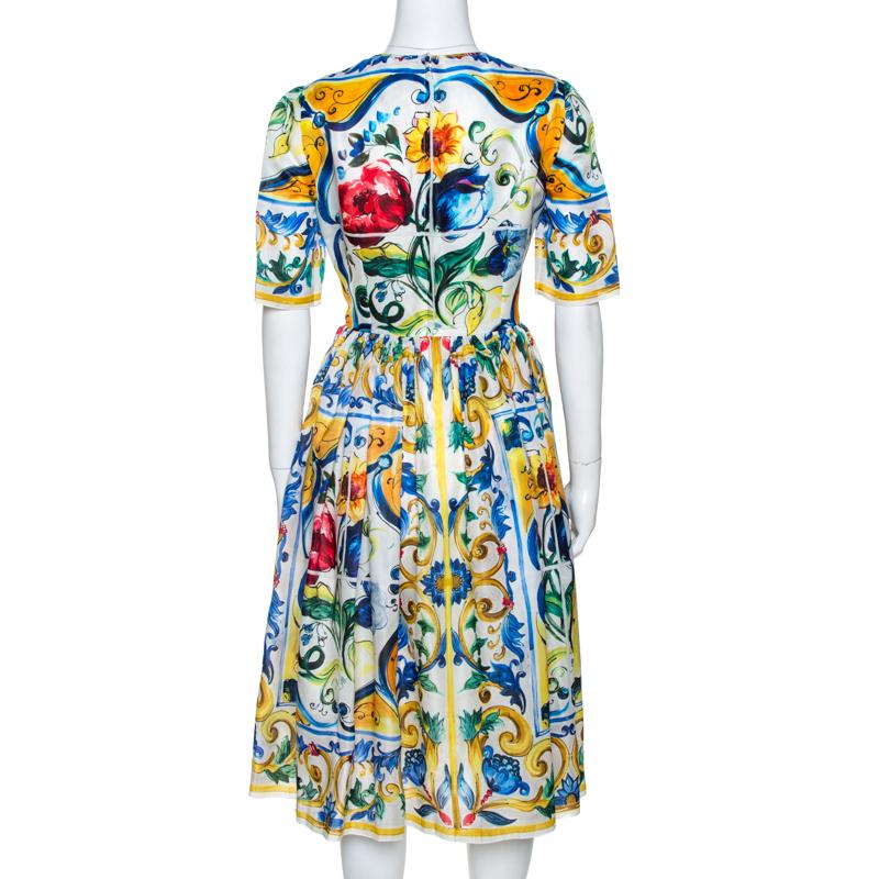 Dolce And Gabbana Majolica Dress
