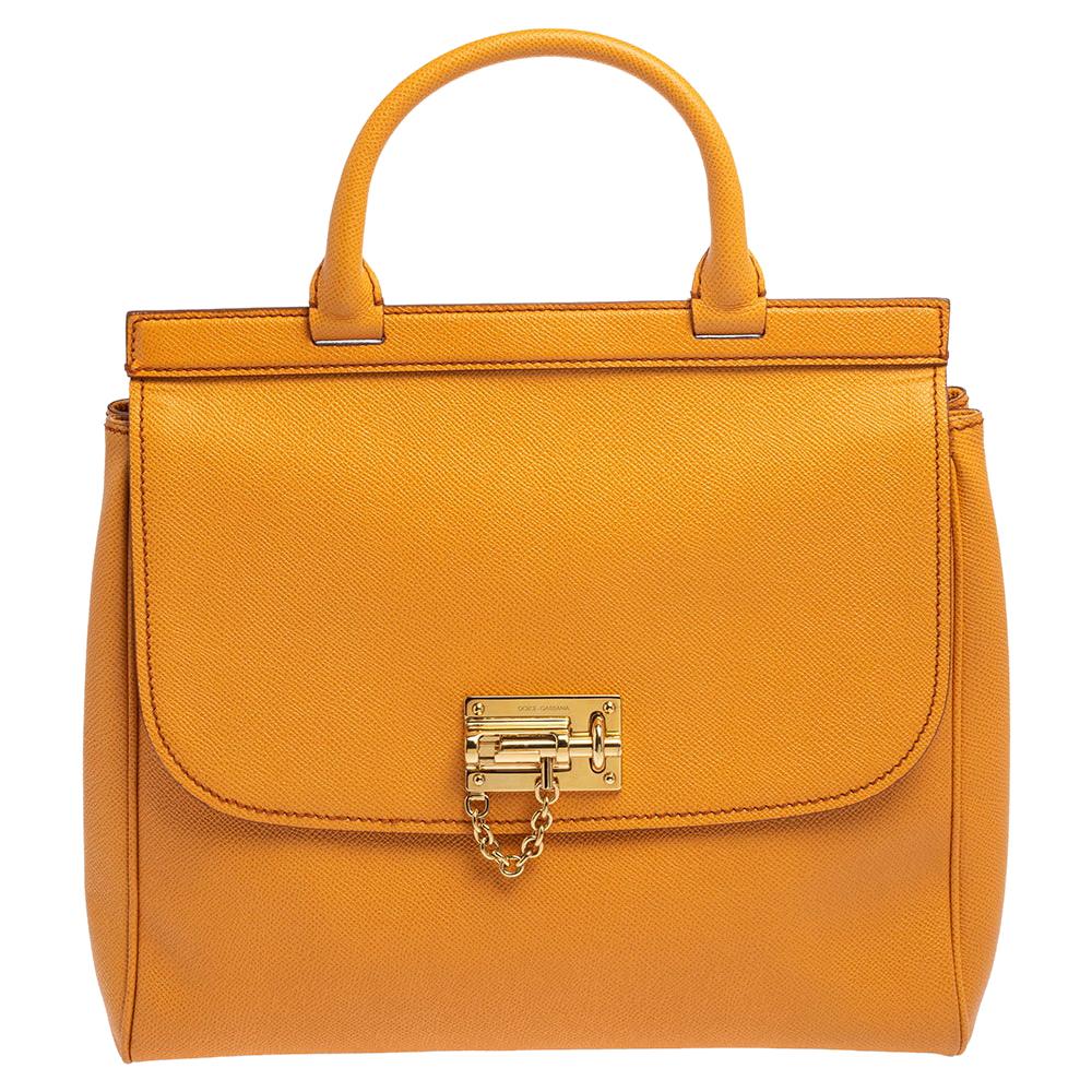 Jimmy Choo Orange Embroidered Leather Tulita Top Handle Bag For Sale at ...