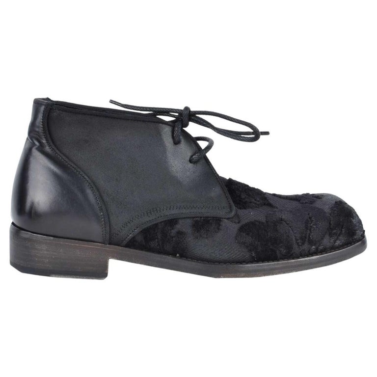 Dolce and Gabbana - RUNWAY Baroque Boots Black EUR 40 For Sale at 1stDibs