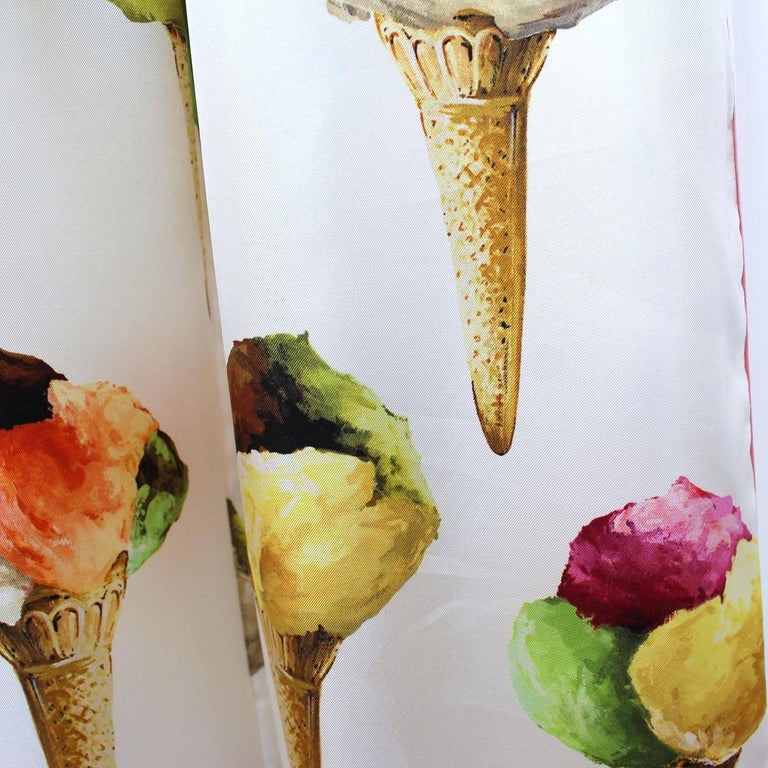 Dolce and Gabbana Runway Ice Cream Pants IT40 at 1stDibs