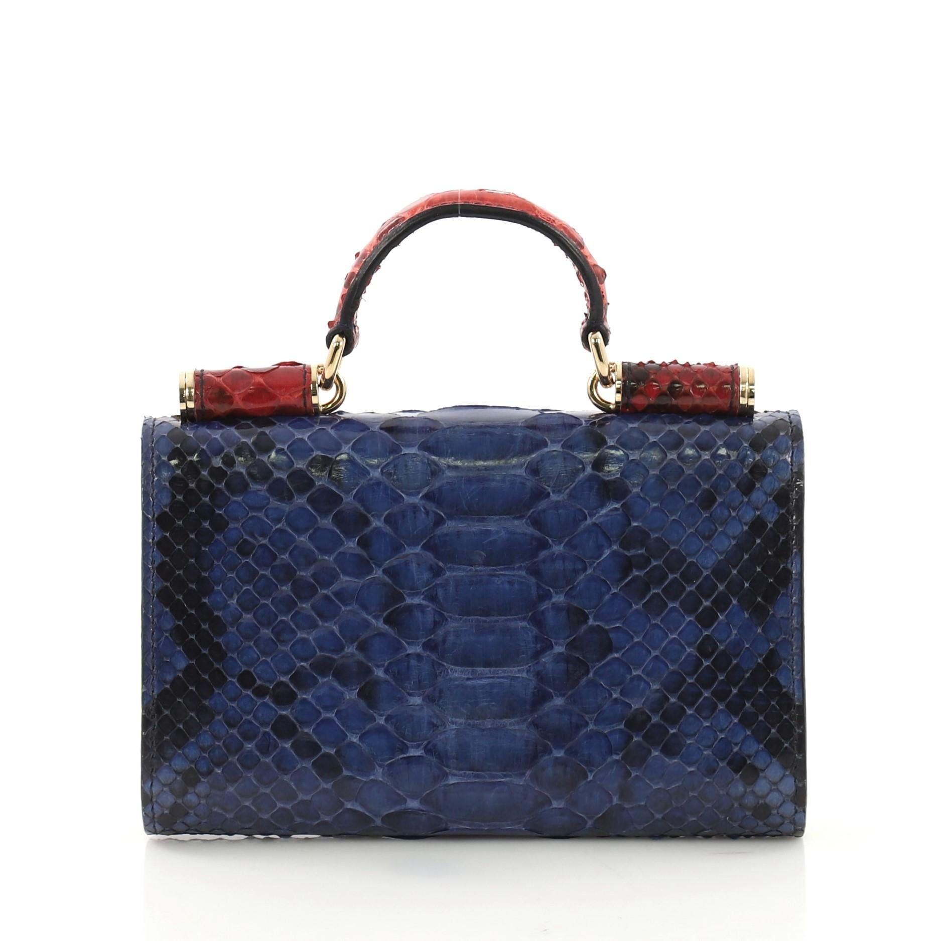 Dolce and Gabbana Sicily Wallet on Chain Python Mini at 1stDibs | dolce ...