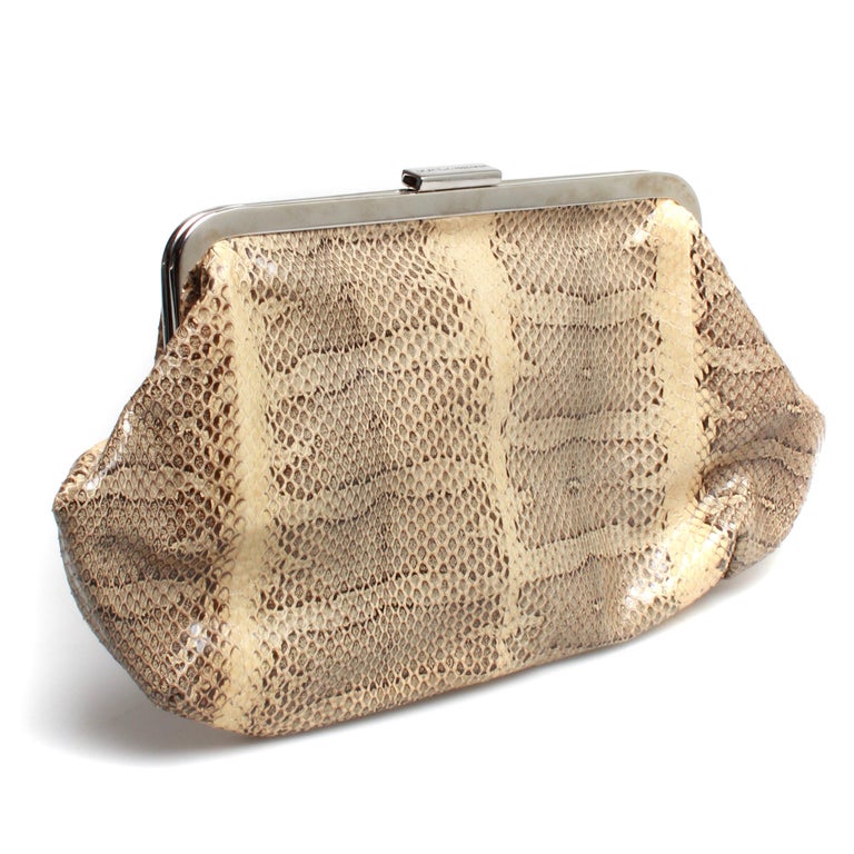 Dolce and Gabbana Snakeskin Clutch For Sale at 1stDibs | dolce and ...