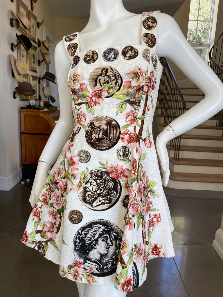 Dolce and Gabbana Special Edition Antiquities Mini Dress Spring 2014 ...