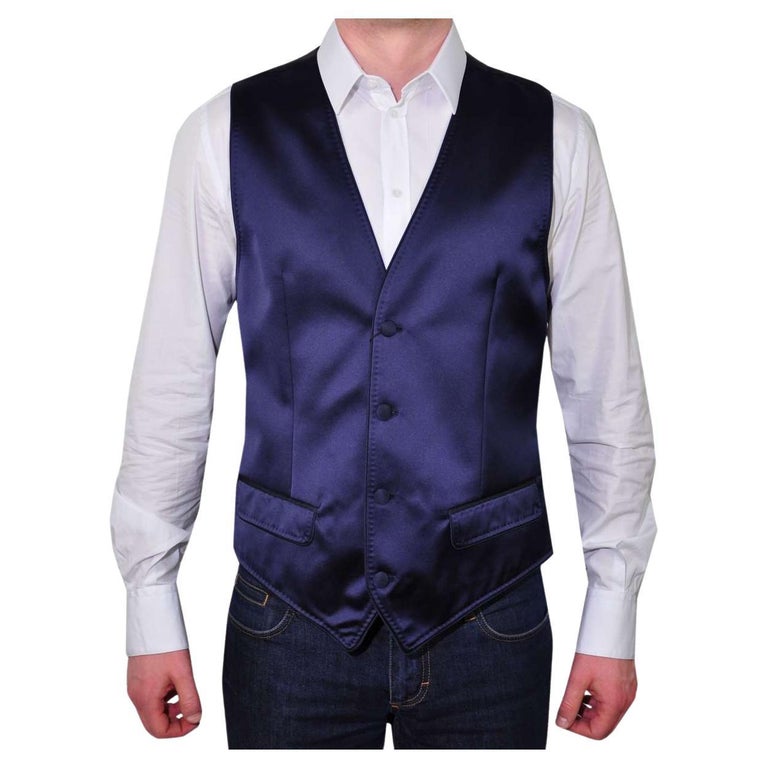 Dolce and Gabbana - Waistcoat Blue For Sale at 1stDibs