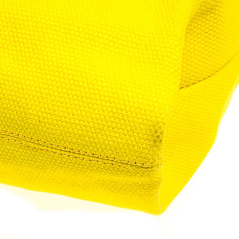 Dolce and Gabbana Yellow Canvas and Leather Maria Shopper Tote at ...