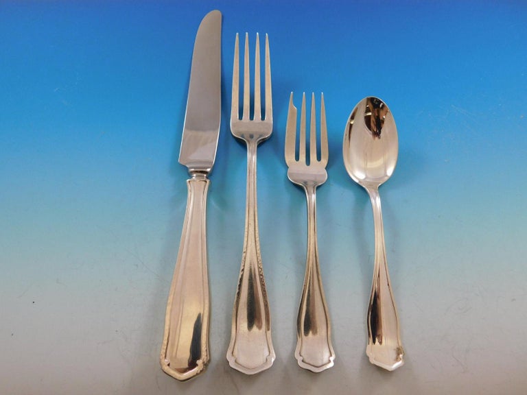 Dolores, Shreve Sterling Silver Flatware Set Service 36 Pcs Arts and ...