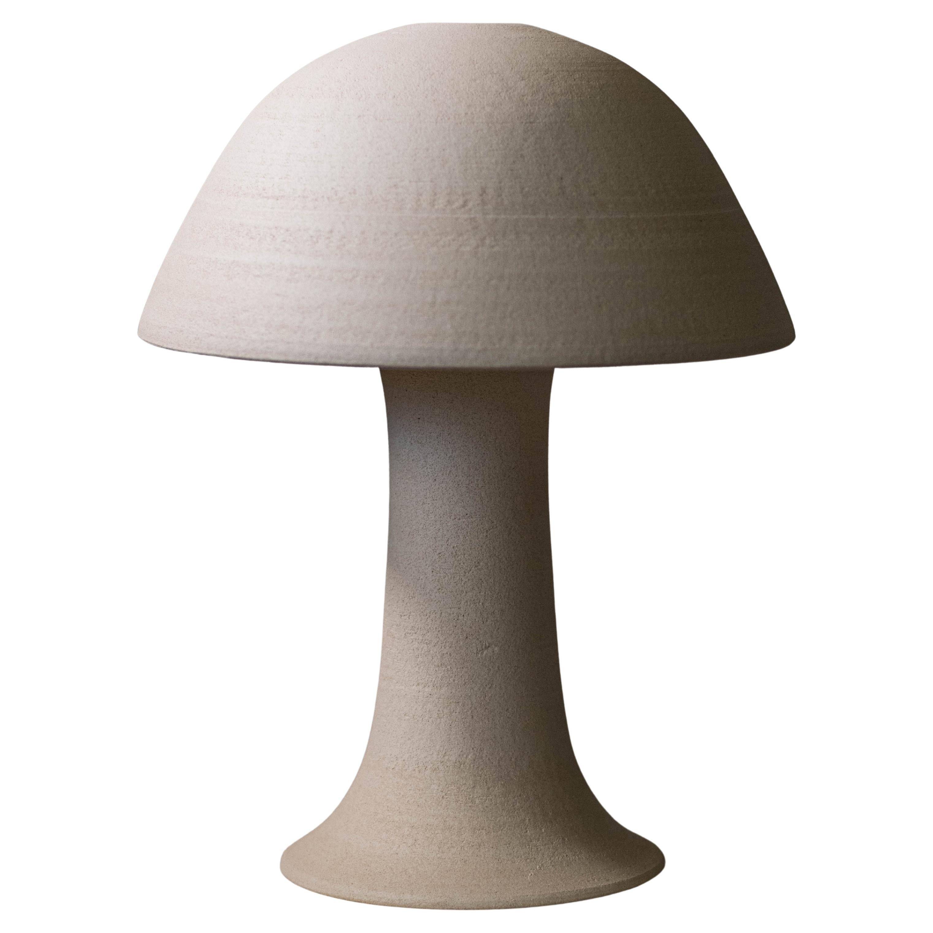Neal Small Mushroom "Miri" Lamp with Dome Shade, 1970's For Sale at 1stDibs