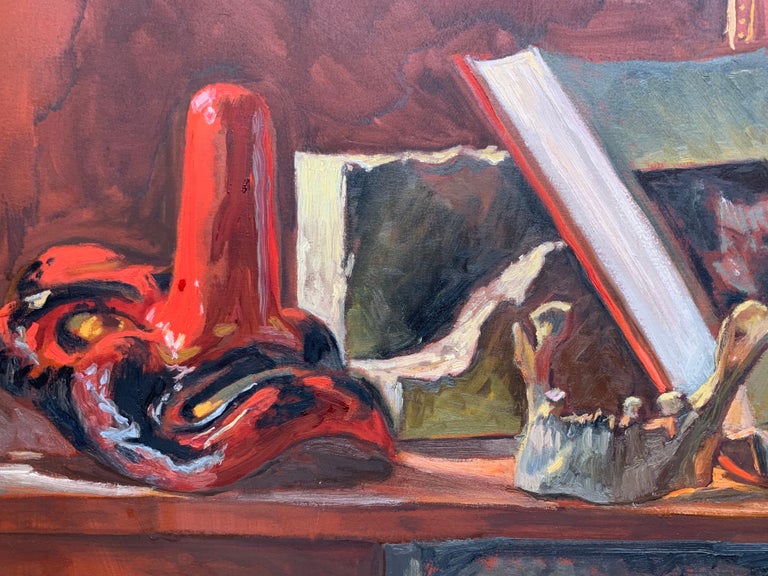 Domenic Cretara - Skull and Mask at 1stDibs