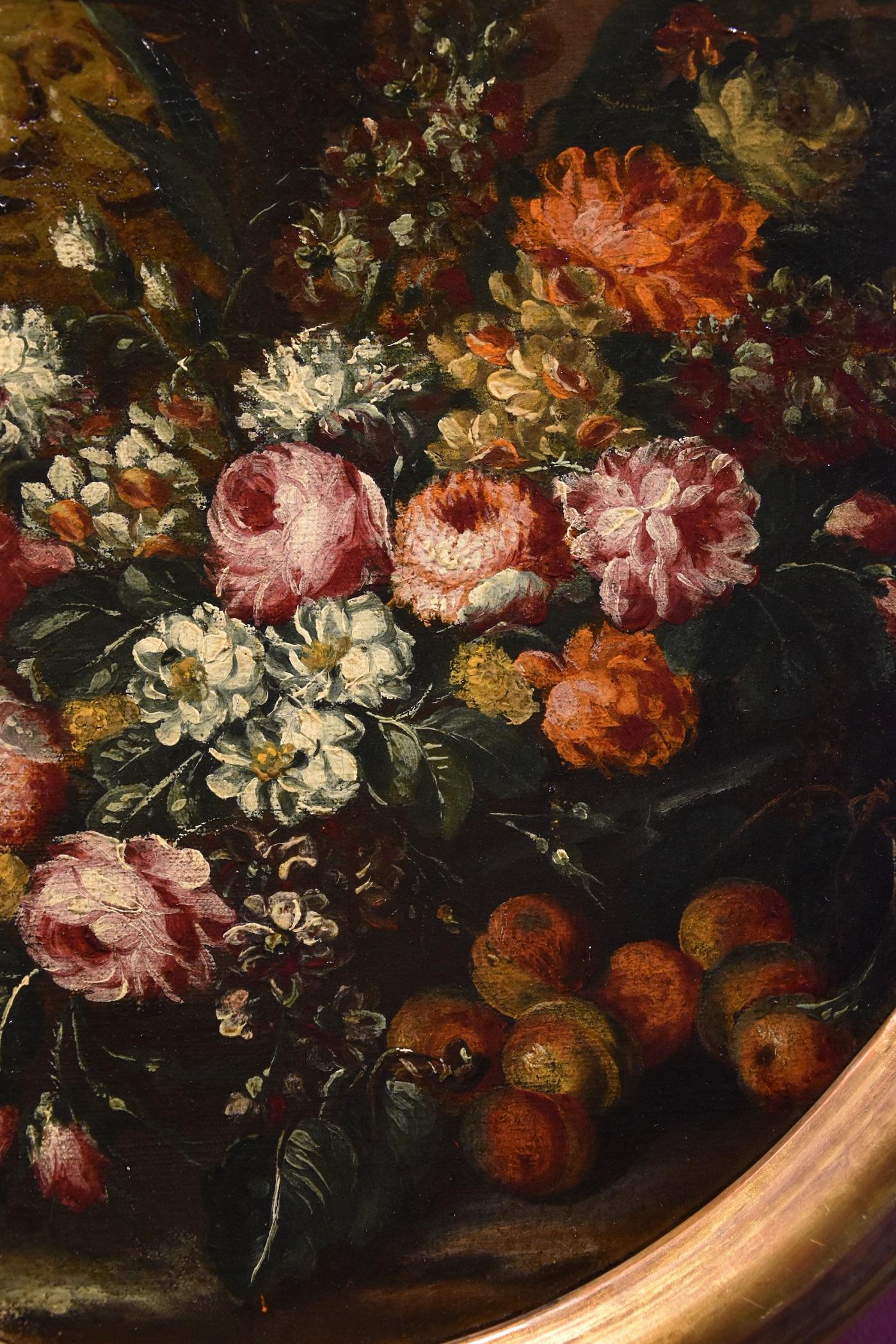 Flower Still-life Vicenzina 18th Century Paint Oil on canvas Old master ...