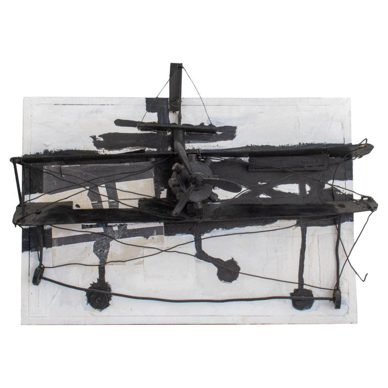 Domenick Capobianco Plane Abstract Wall Sculpture For Sale at 1stDibs