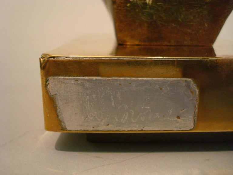 Mid Century Domenico Calabrone Signed Bronze Sculpture Italy Brazil ...