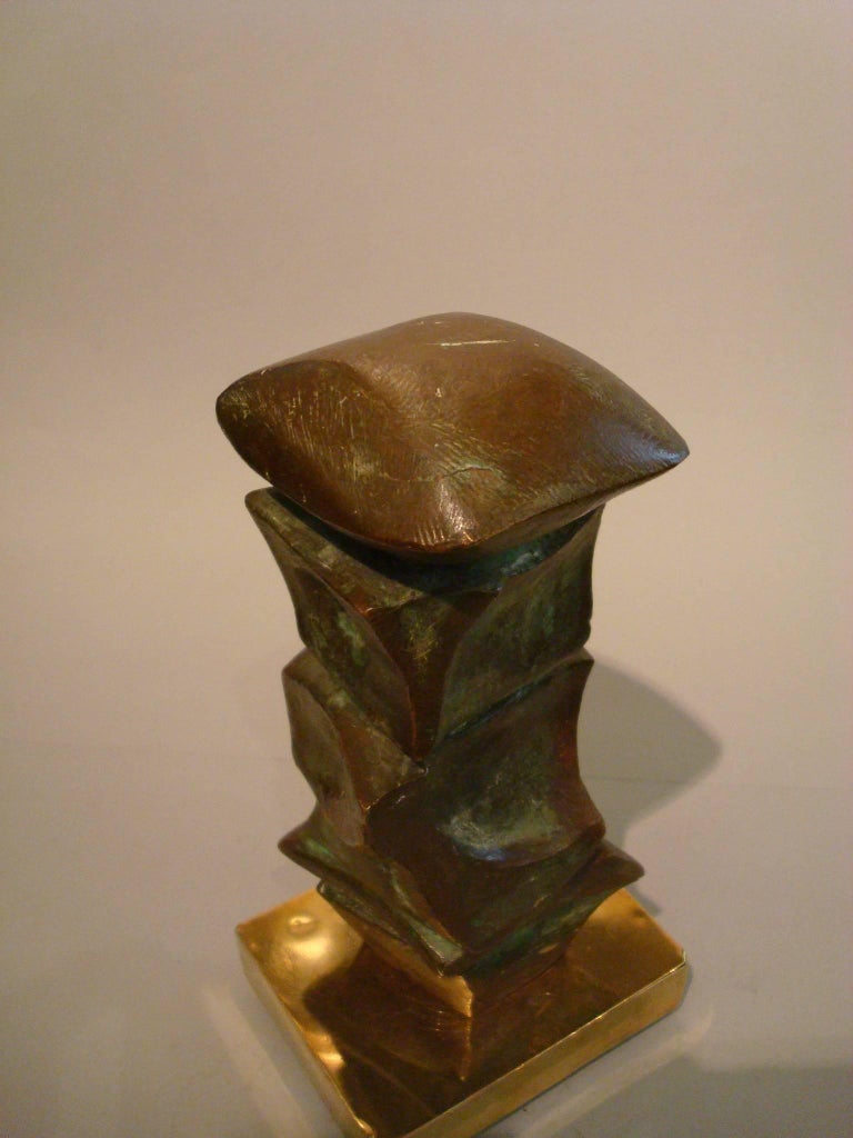 Mid Century Domenico Calabrone Signed Bronze Sculpture Italy Brazil ...
