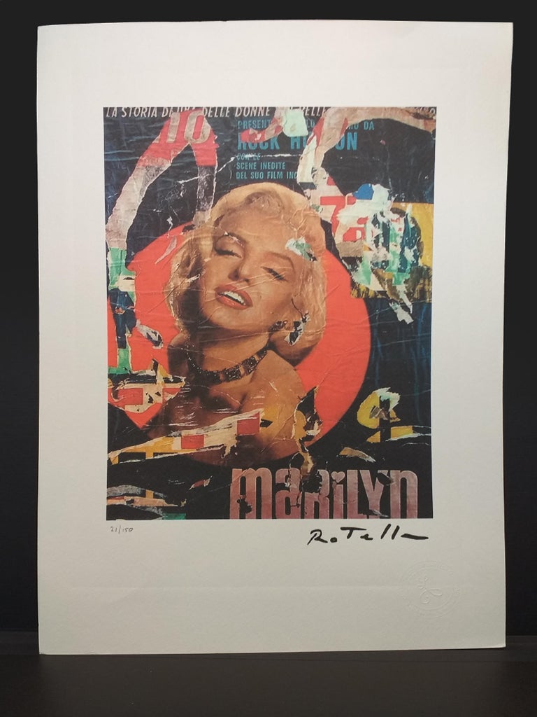 Domenico "Mimmo" Rotella Marilyn For Sale at 1stDibs